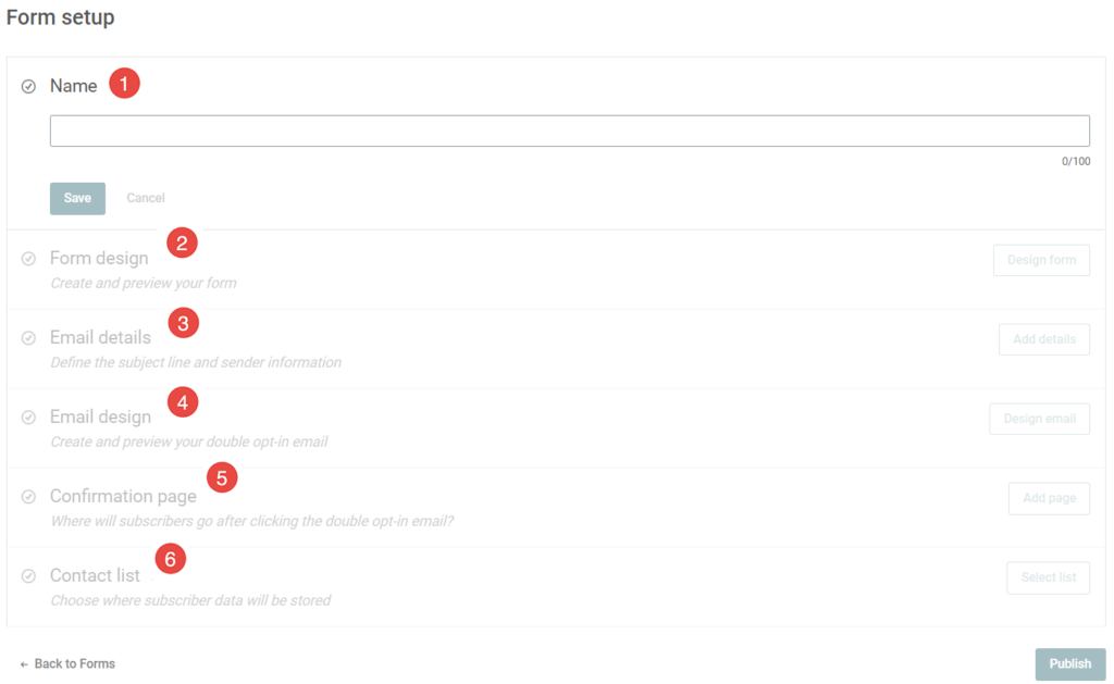 Subscription Form Builder - Esendex Support