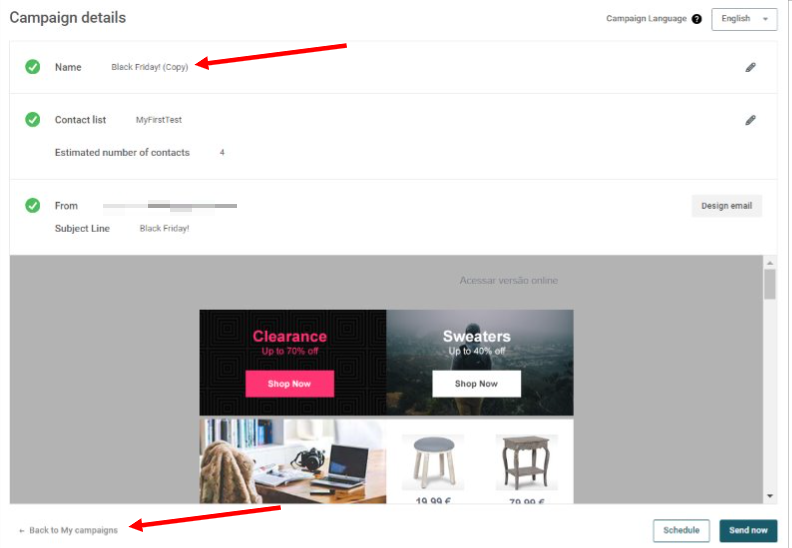 How to copy / duplicate a campaign? - Esendex Support