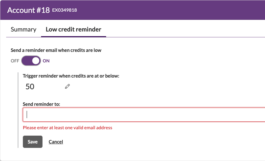 Customer Admin - Esendex Support