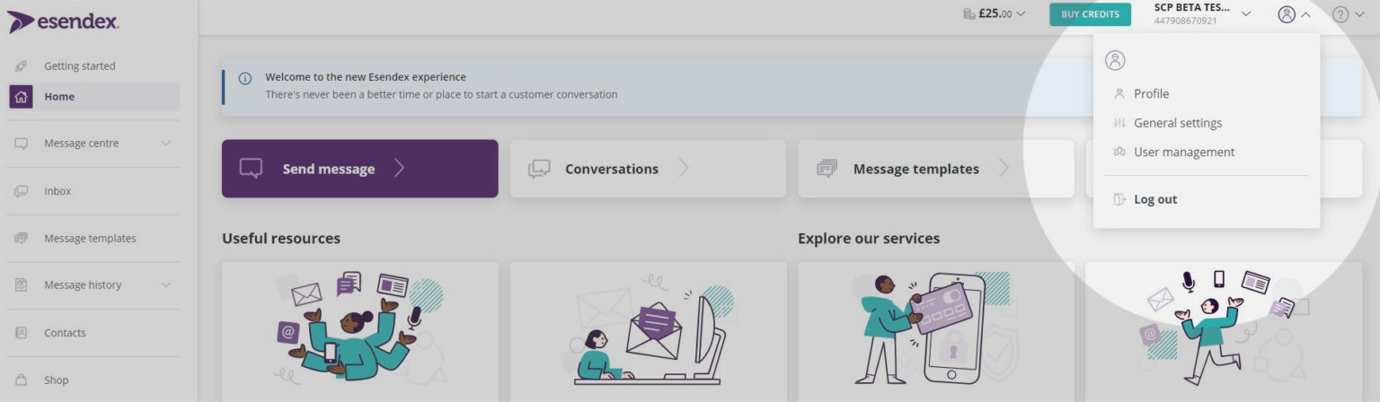 Getting started - Esendex Support
