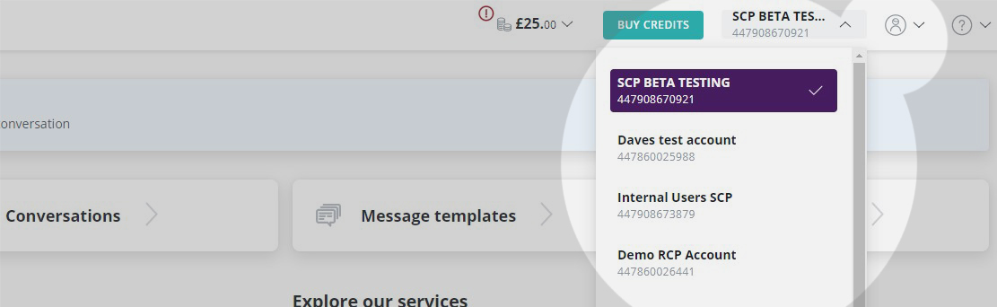 Managing Your Account - Esendex Support