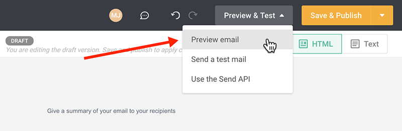 Esendex Email Editor for Transactional Emails - Esendex Support