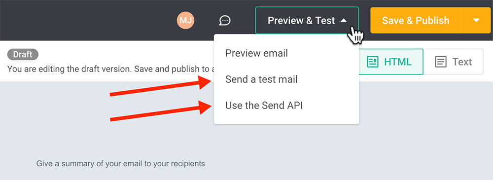 Esendex Email Editor for Transactional Emails - Esendex Support